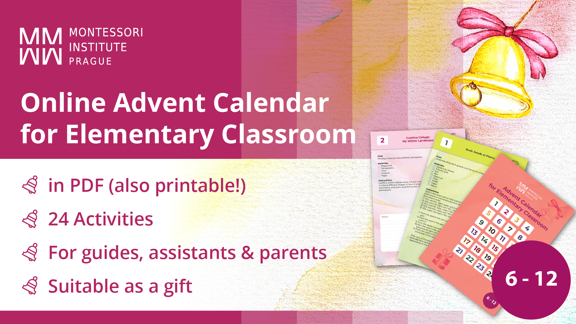 Montessori Advent Calendar for the Elementary Classroom: 24 Activities ...